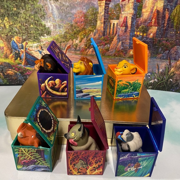 Disney | Toys | Disneys The Lion King Vtg 997 Burger King Push Up ...